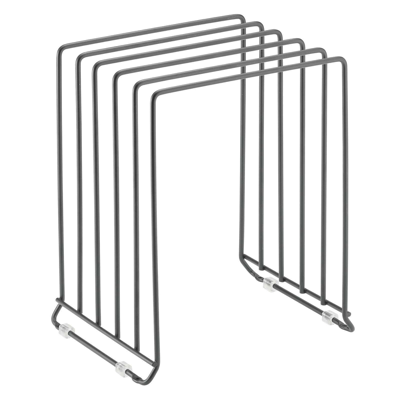 mDesign X-Large Steel Storage Tray Organizer Rack for Kitchen Cabinet ...