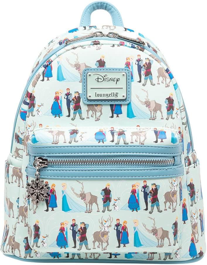 Amazon.com | Loungefly Disney Frozen Arendelle Line Backpack | Casual ...