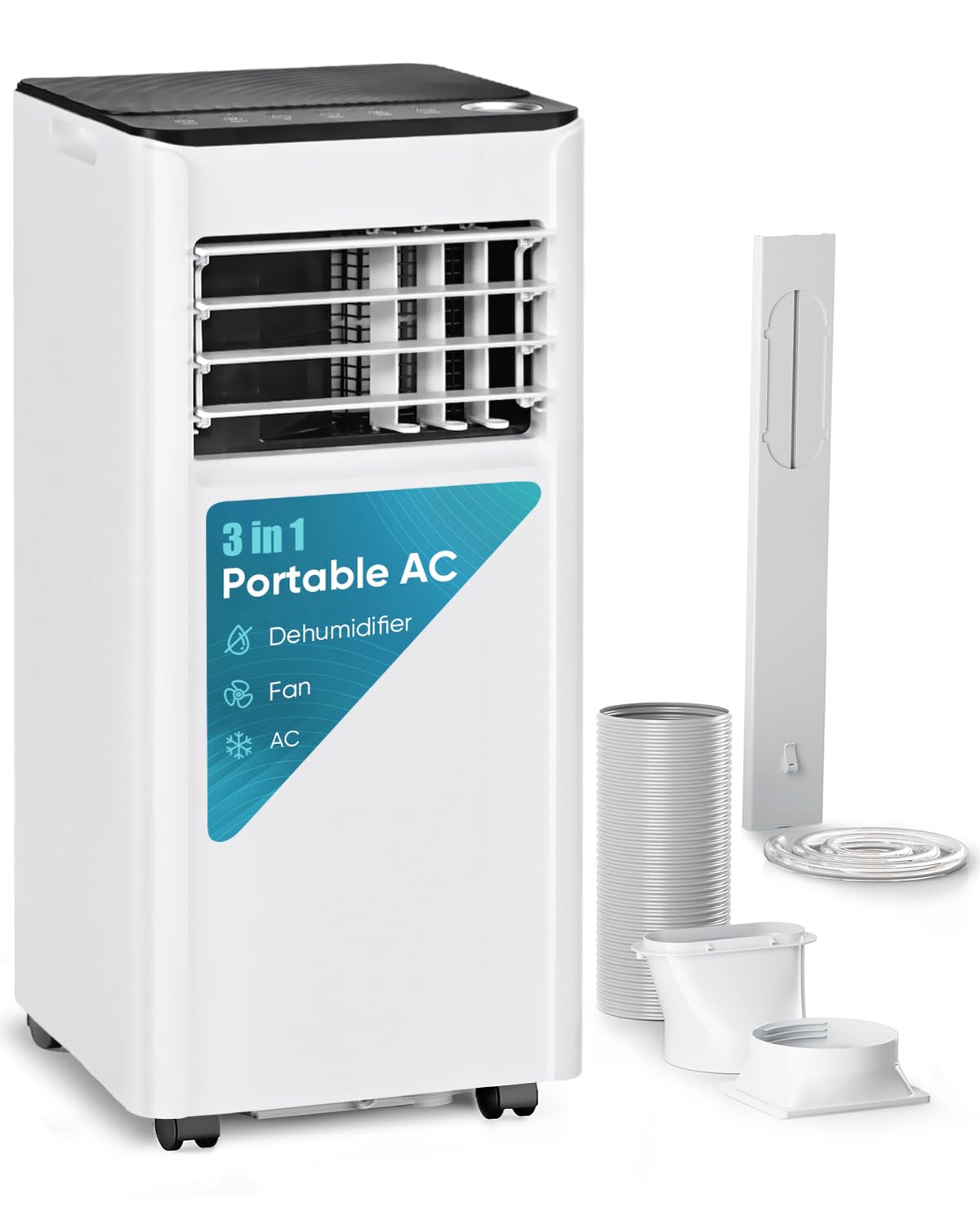 Black+decker Bpact08wt 10,000 BTU Portable Air Conditioner Powerful ...