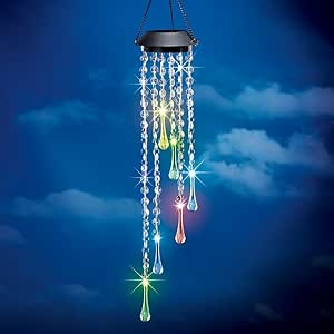 Amazon.com: Collections Etc Solar Powered Garden Dangler Decoration ...
