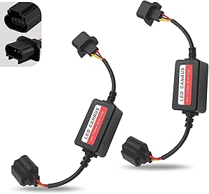 Amazon.com: Polcatay 2 PCS Car LED Light Decoder, H13/9008 LED Bulb ...