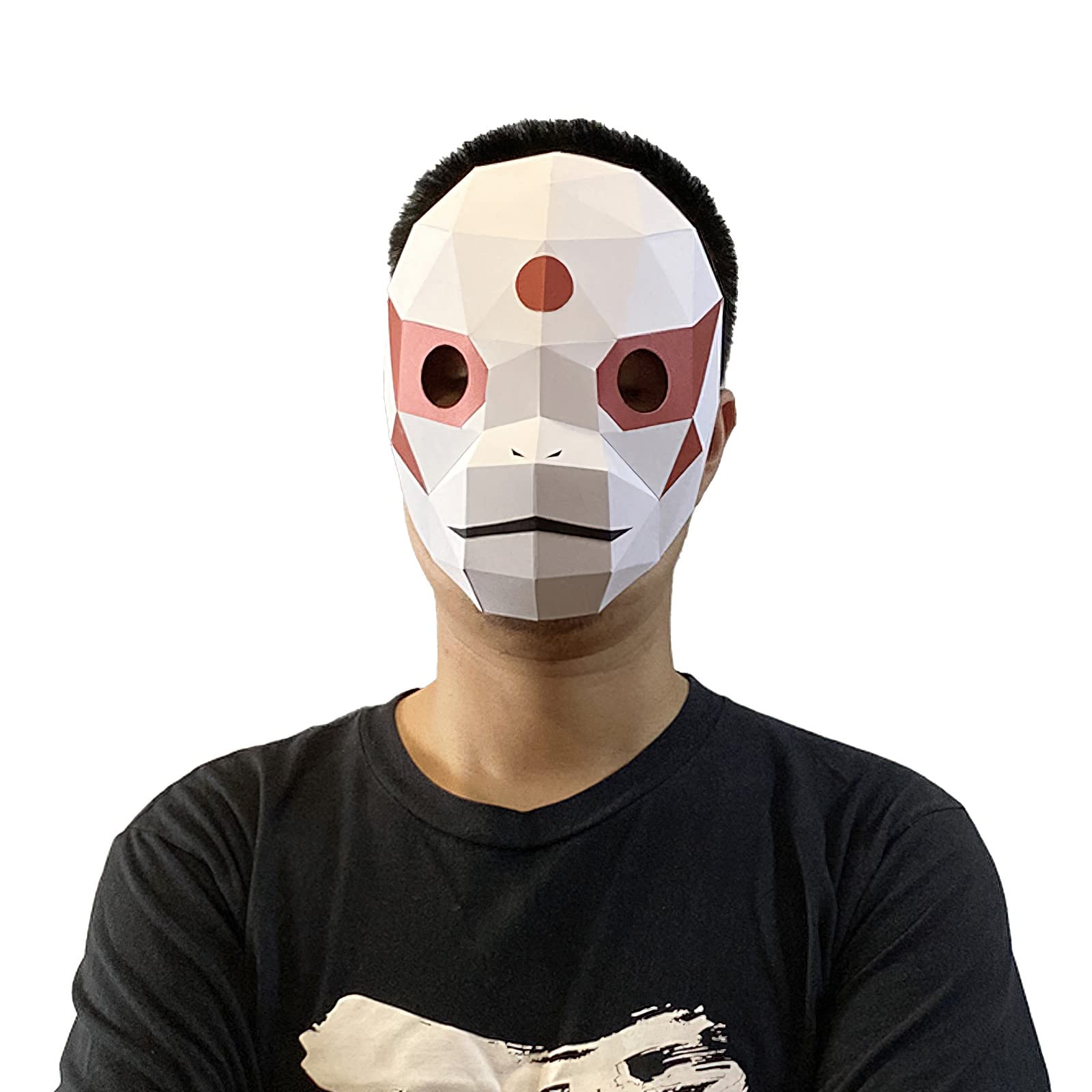 Japanese Ninja Monkey Face Paper Model Mask For Costume Party ...