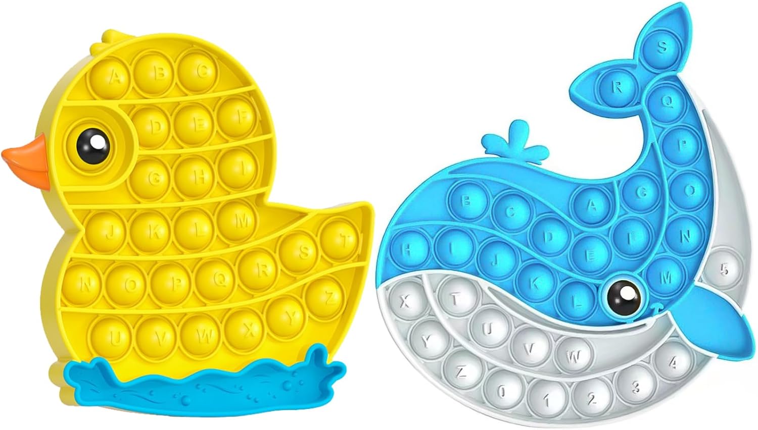 TYXHXTF 2PCS Fidget Toys, Pop Bubble Fidget Toys, Poppet Sensory Fidget ...