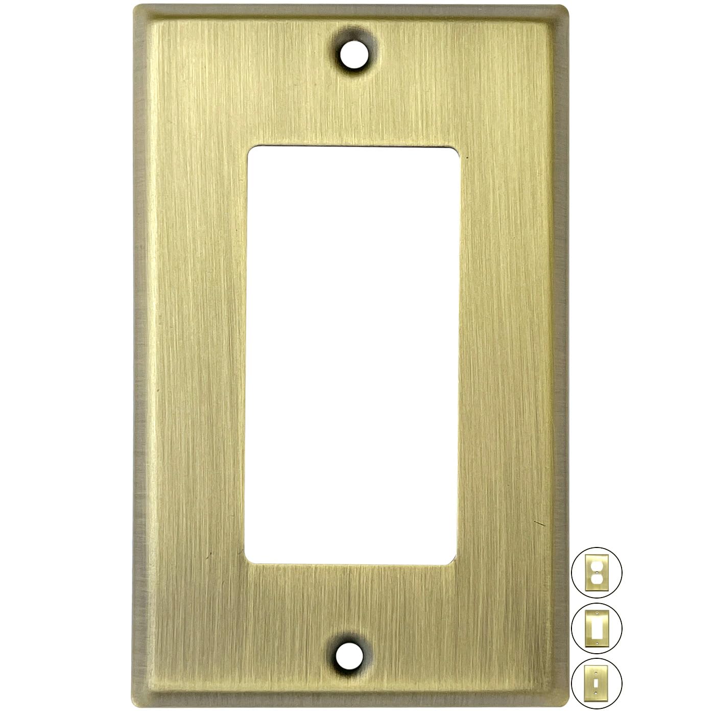 Rio Salto BRASS Rocker Decora Decorator Antique Gold Metal Gold Light ...