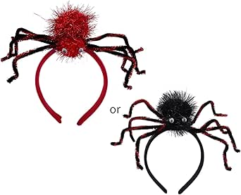 Adult Kids Spooky Spiders Shape Headband Woman Hair Hoop Makeup ...