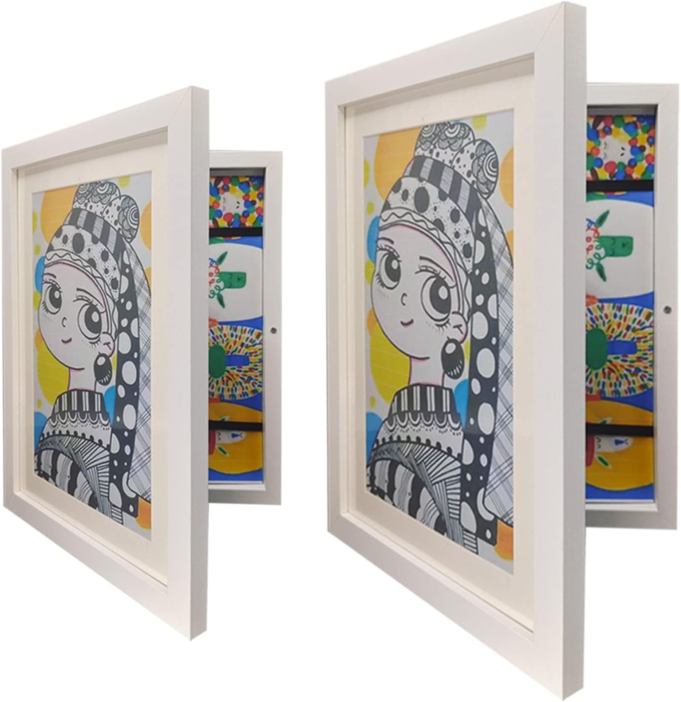 Amazon.com: NEEUBY Kids Art Frames 8.5X11, A4 Front Opening Kids ...