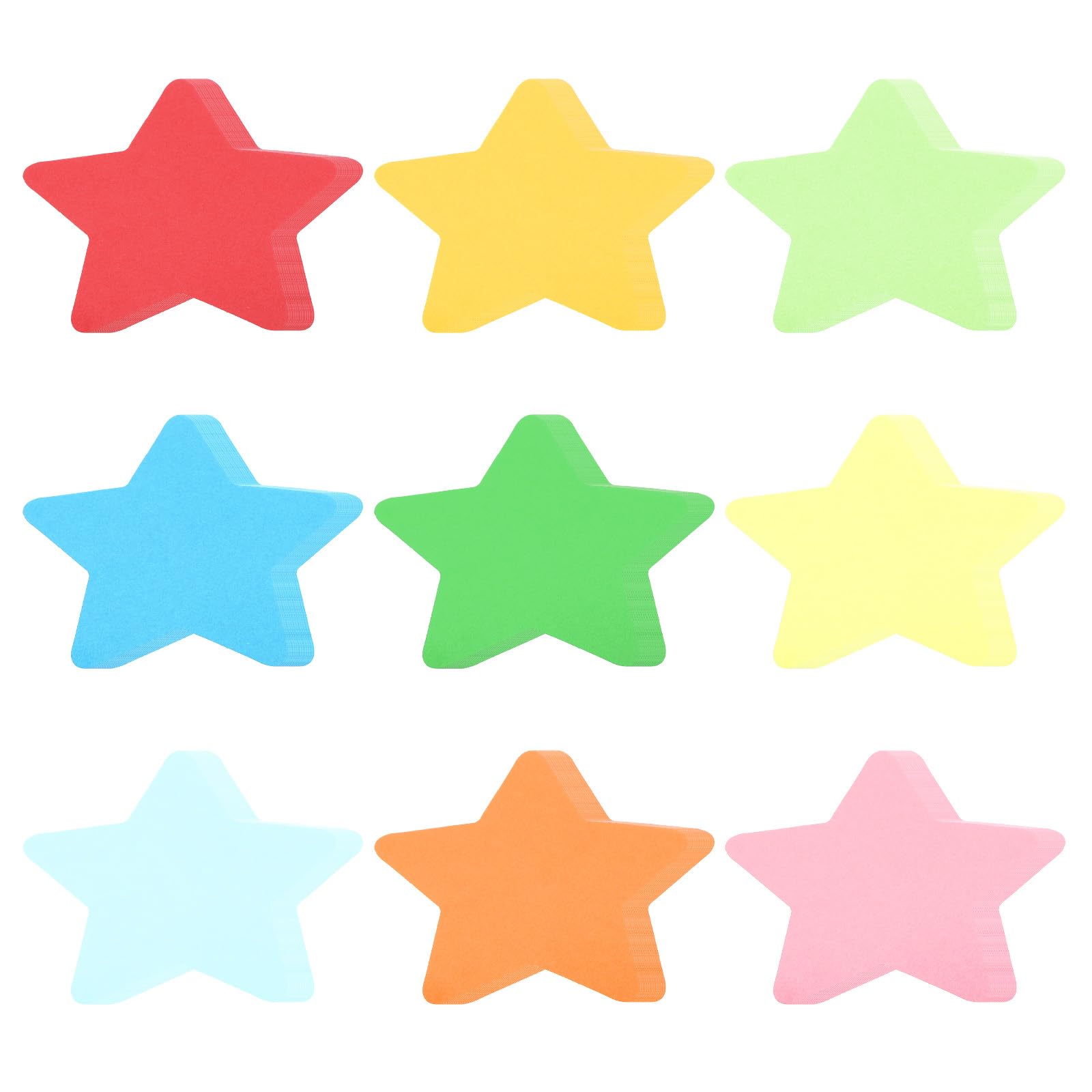 PATIKIL 6×6″Cutouts Paper, 108Pcs Stars Assorted Color Cut Outs Paper ...