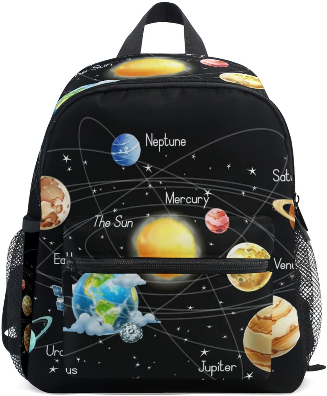 Amazon.com | AUUXVA Solar System Planet Space Kid's Backpack Toddler ...