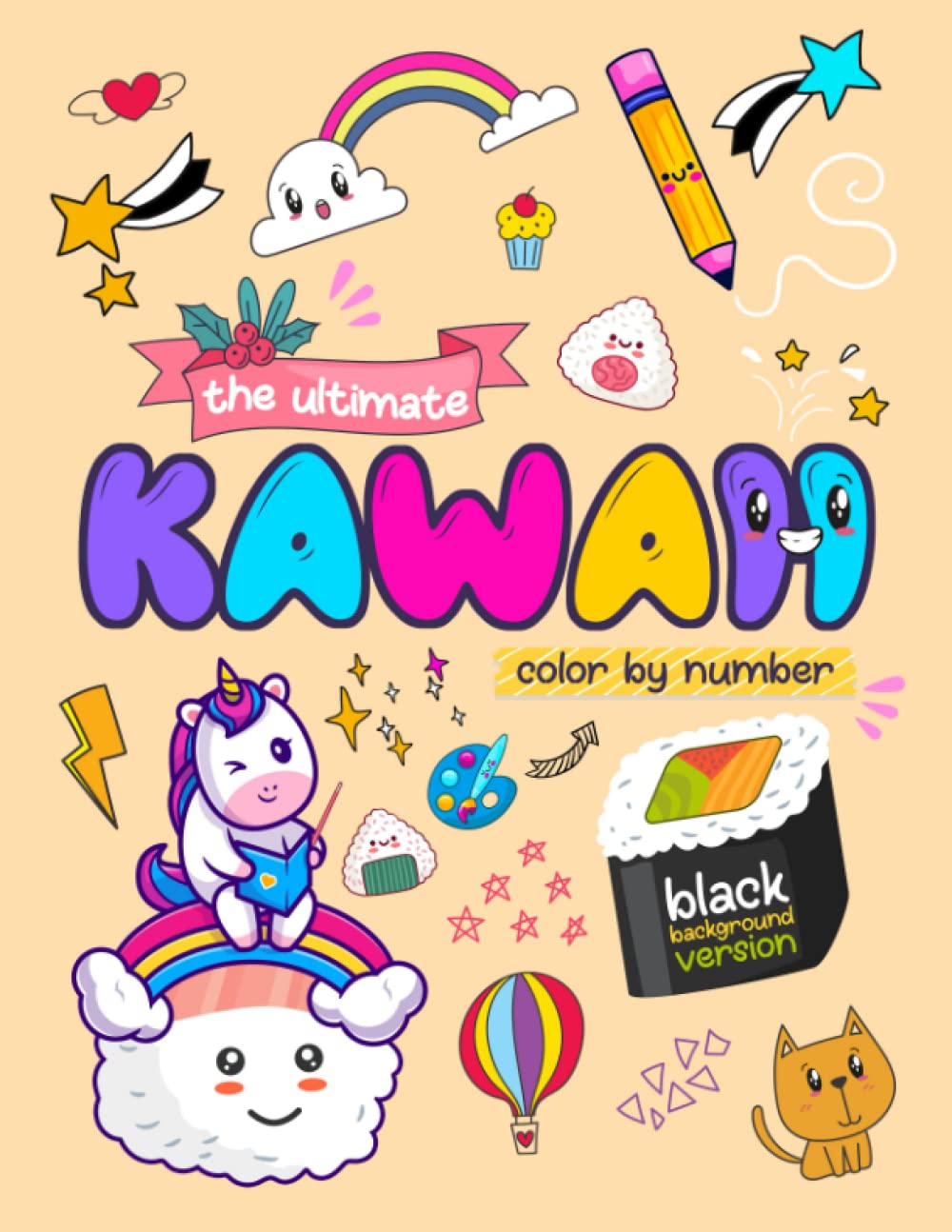 The Ultimate Kawaii Color By Number 25 Fun And Kawaii | Desertcart ...