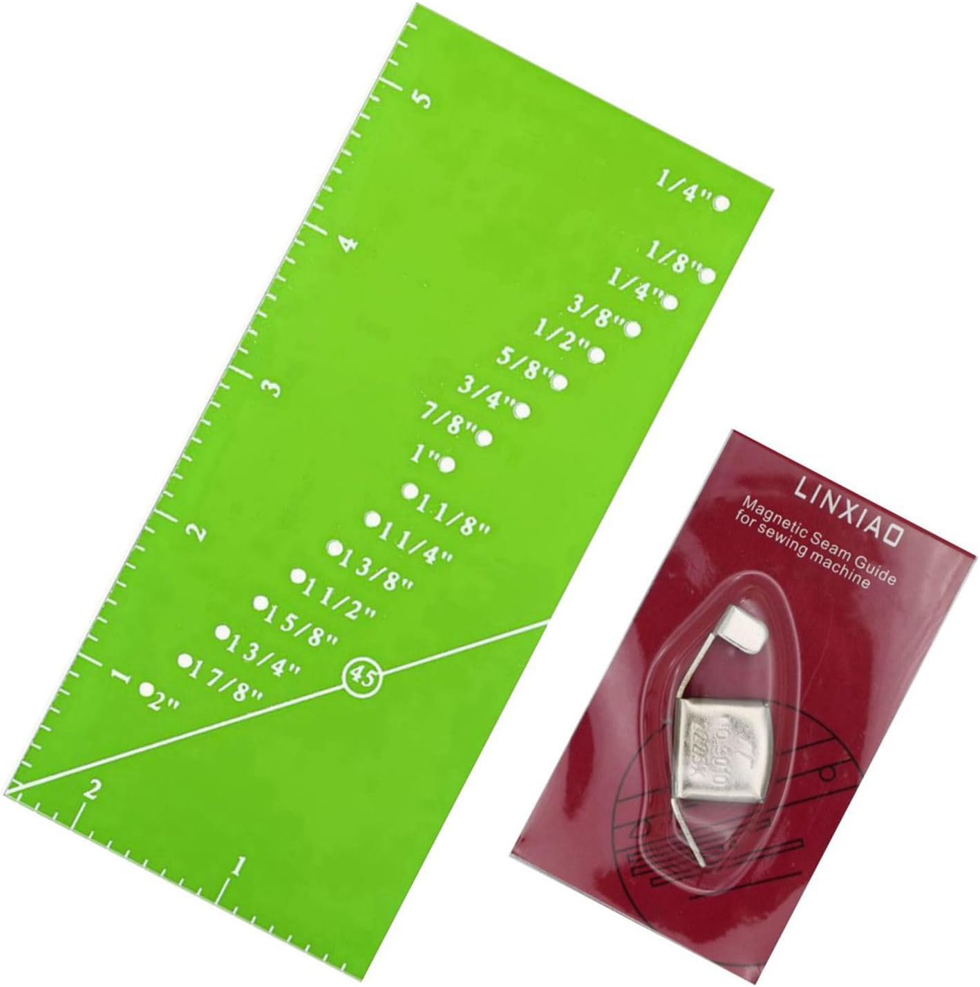 Amazon.com: Quilt Ruler Upgrade Kit and Seam Guide Setter Bundle