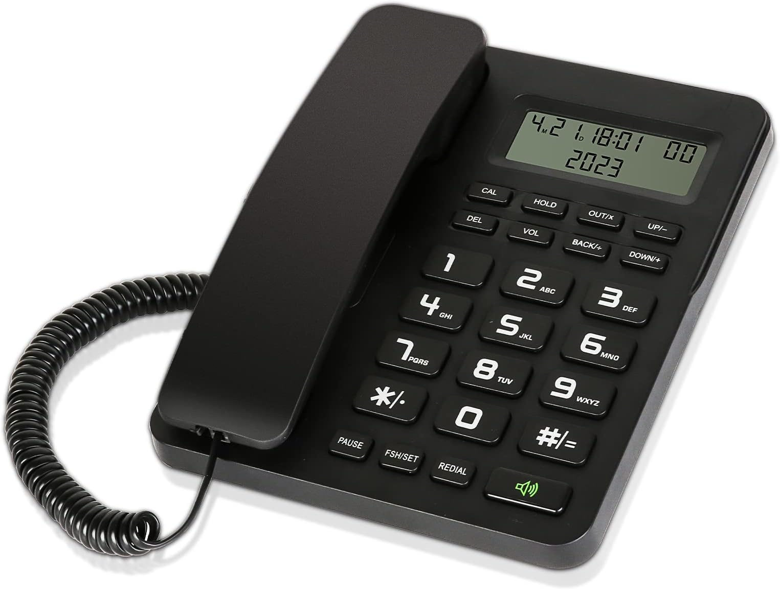 Amazon.com: AT&T CL2940 Corded Phone with Speakerphone, Extra-Large ...