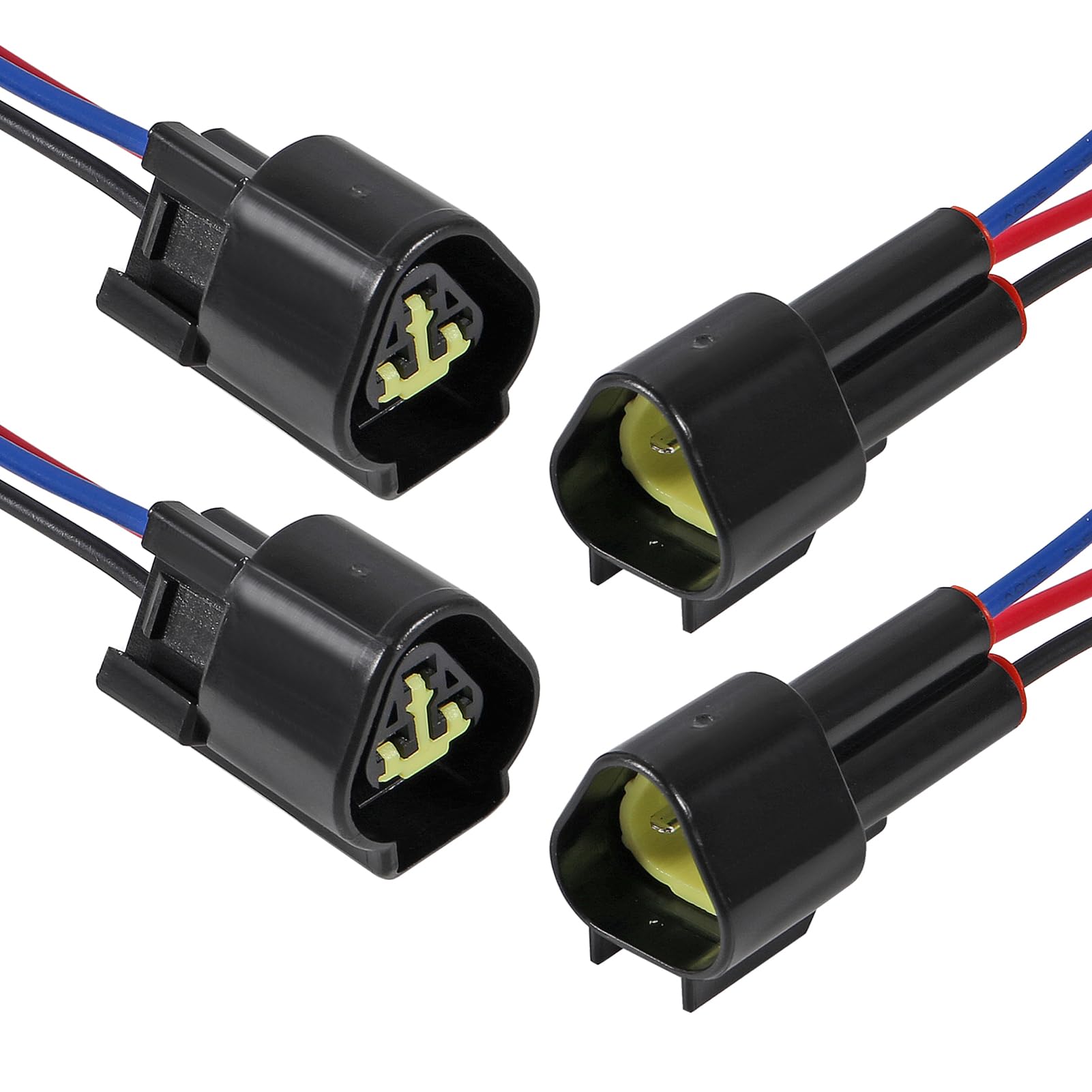 Snapklik.com : 10PACK 3Pin Electrical Wire Connectors Male And Female ...