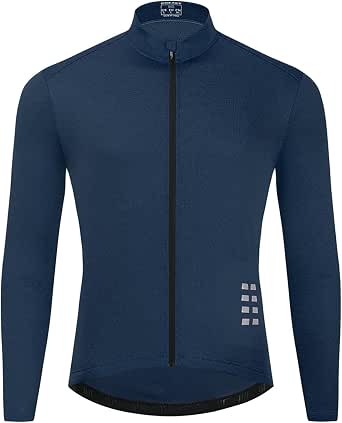 Amazon.com: Men's Basic Cycling Jerseys Long Sleeves Quick Dry Mountain ...