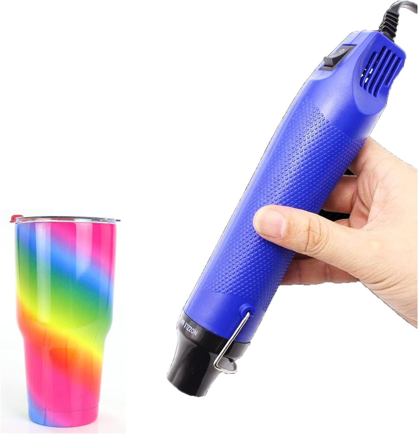 Amazon.com: Mini Heat Gun for Epoxy Resin 300W Portable Handheld Heat ...