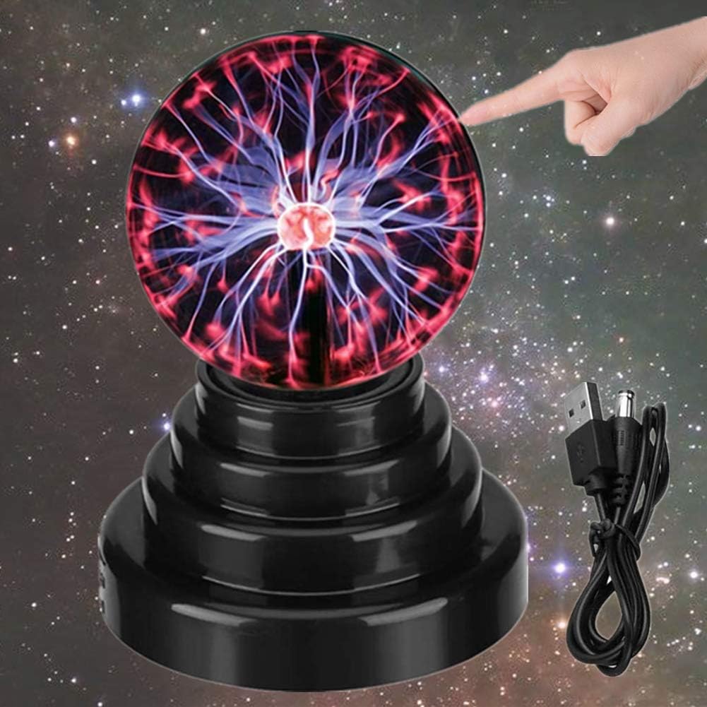 USB / Battery Power Touch Sensitive Plasma Ball Magic Plasma Lamp ...