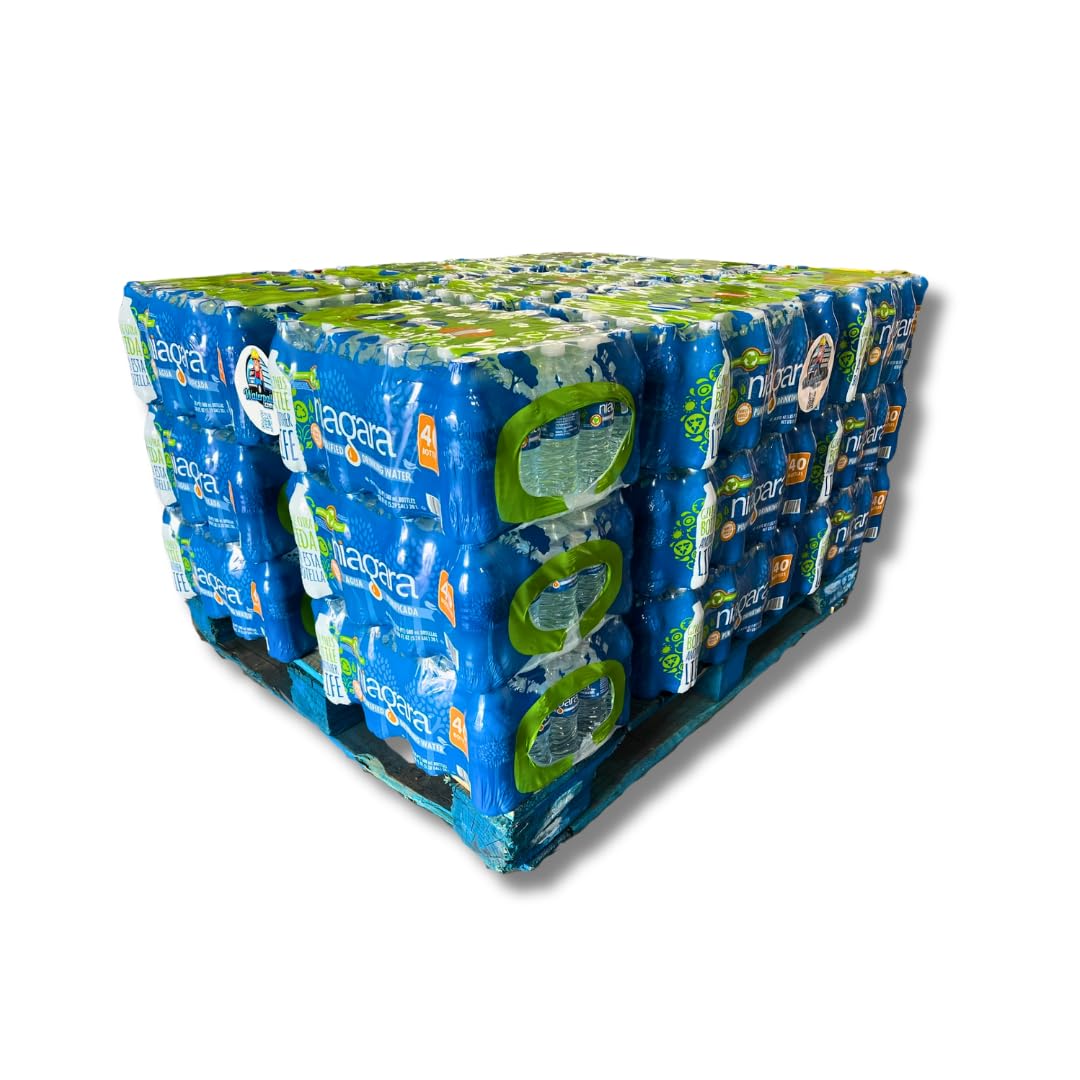 Amazon.com: Niagara Purified Drinking Water Pallet - 16.9 oz - 40pk ...