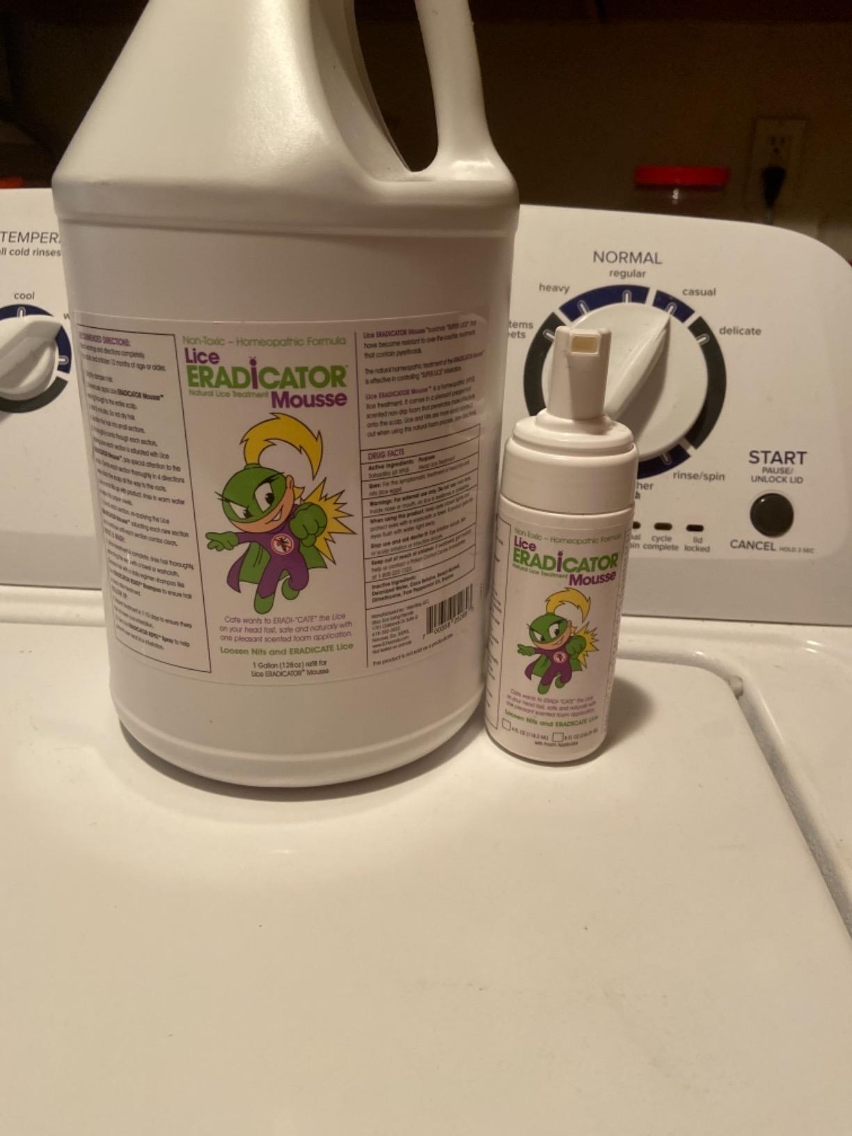Amazon.com: Lice Eradicator Foam Mousse 1 Gallon Refill Bottle / Non ...