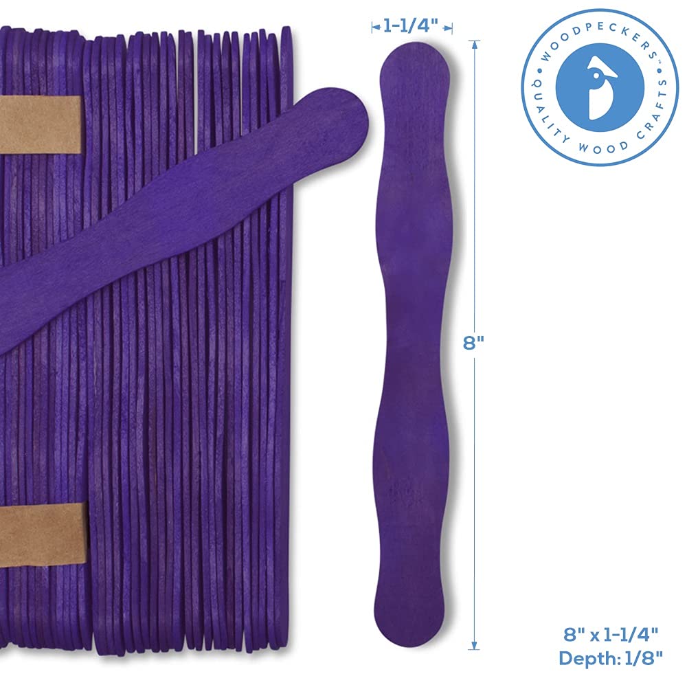 Snapklik.com : Wooden Purple 8" Fan Handles, Wedding Programs, Paint ...