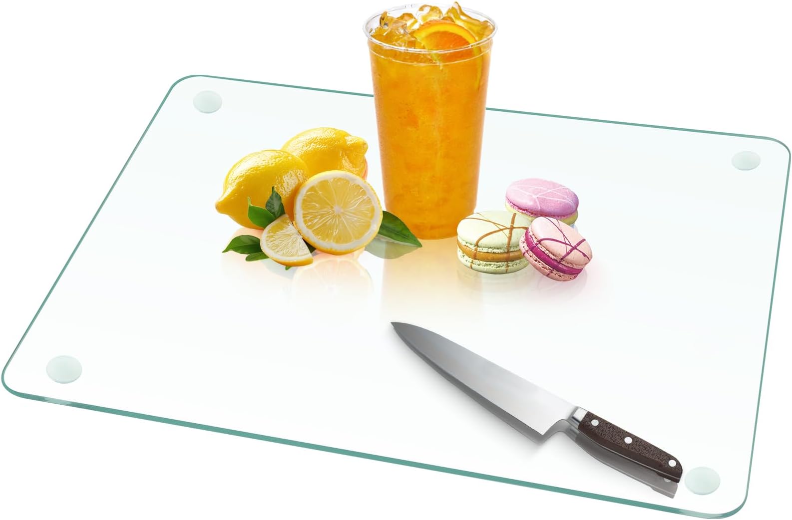 Amazon.com: Tempered Glass Cutting Board – Long Lasting Clear Glass ...
