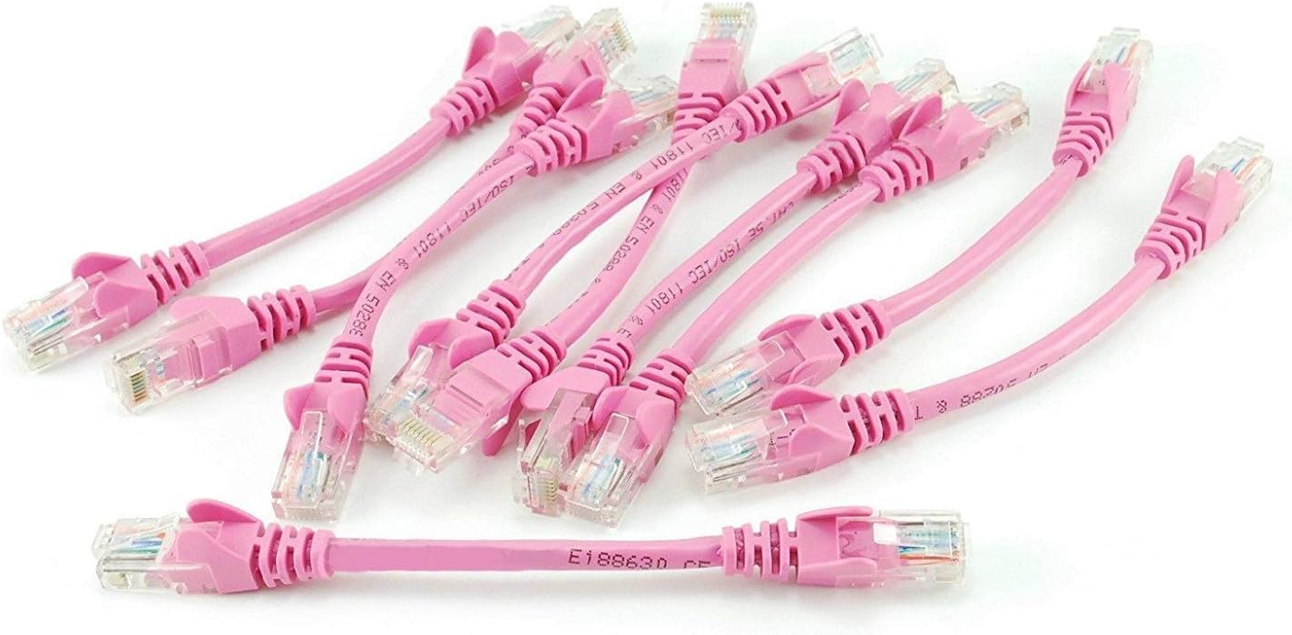 Amazon.com: CablesOnline 10-Pack 6inch CAT5e UTP Ethernet RJ45 Full 8 ...
