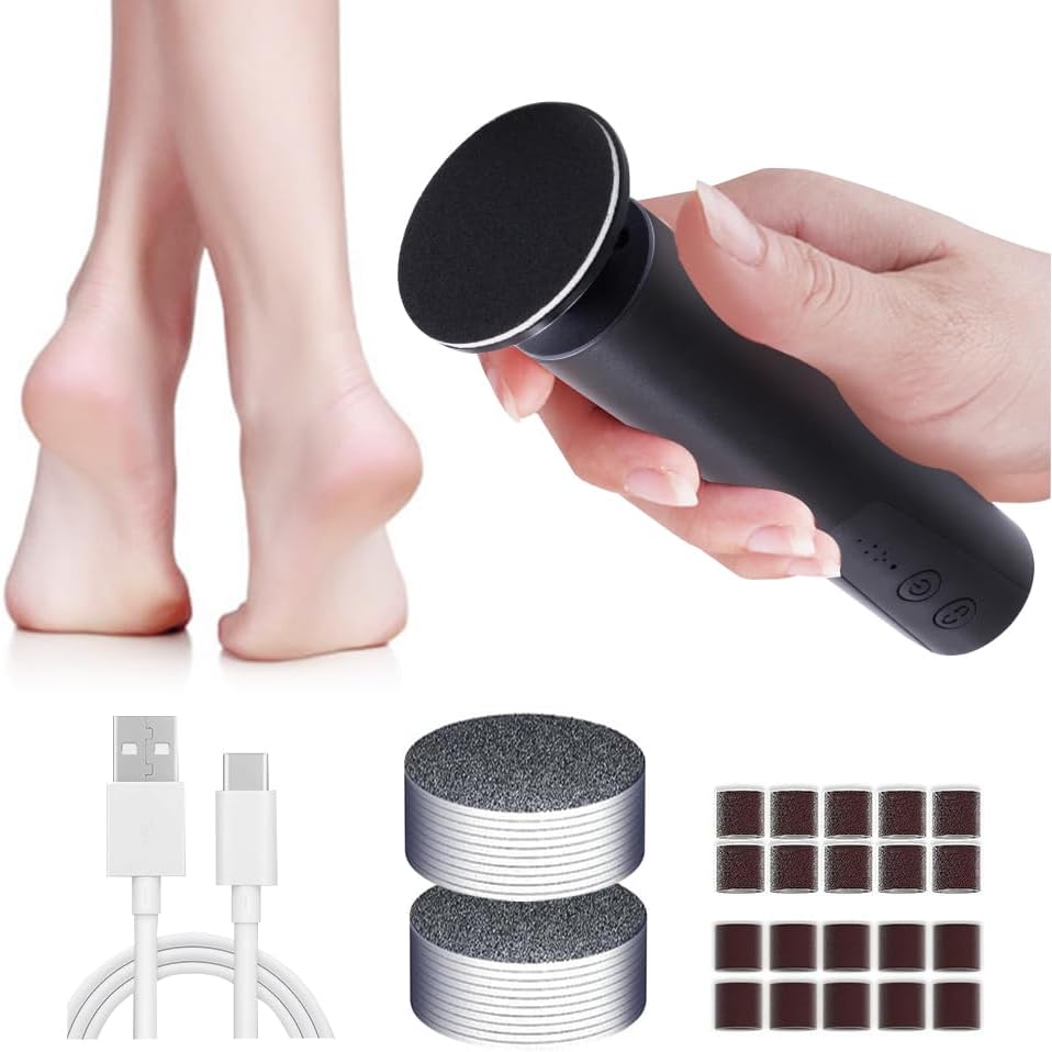 Amazon.com : Cordless Electric Callus Remover for Feet with Nail File ...