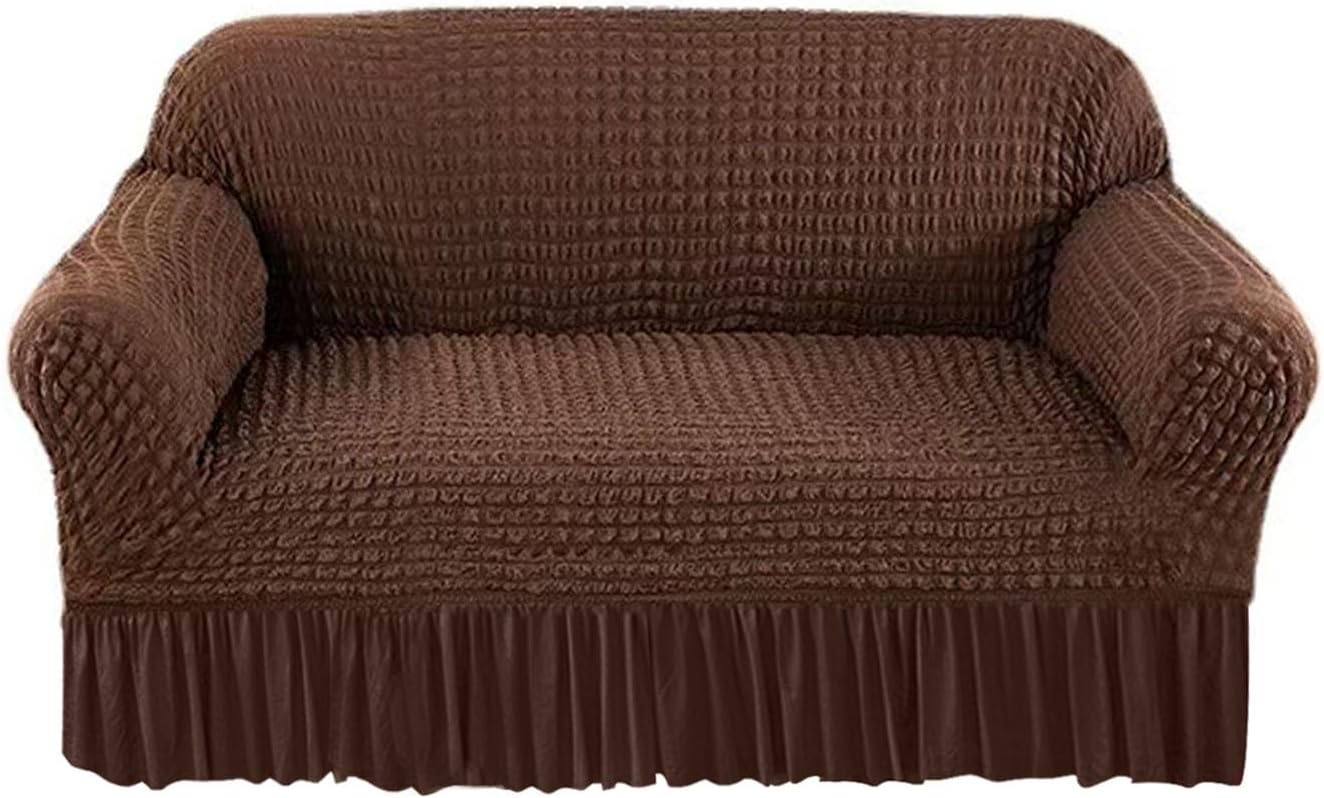 Funda de Sofá Tres Asientos,Cubre Sofa con 1 Fundas de Almohada,Funda ...