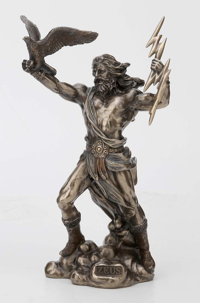 Amazon.com: Veronese Design 7 1/2 Inches Zeus The Greek God of The Sky ...