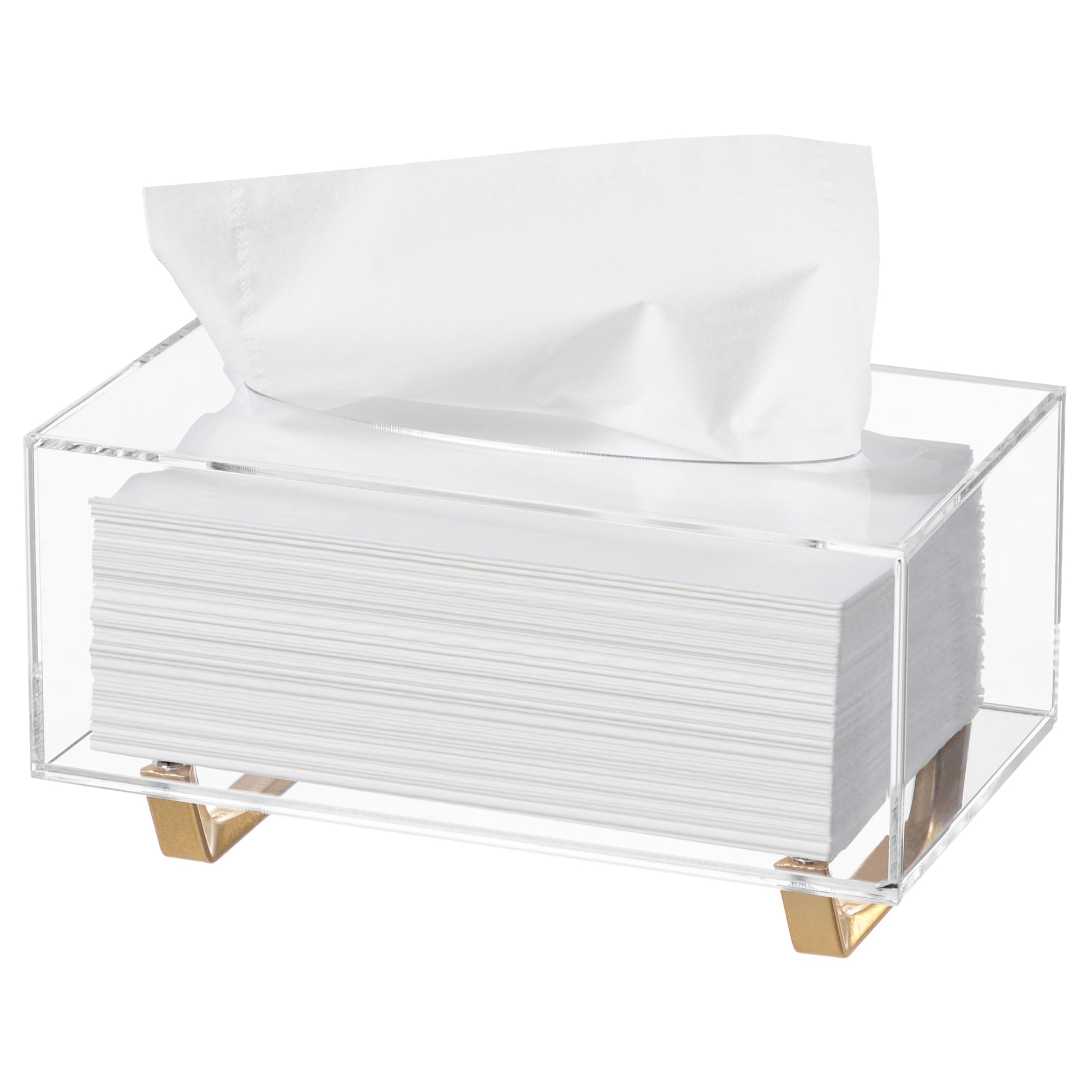Amazon.com: HBlife Clear Tissue Box Cover Rectangle Acrylic Tissue Box ...