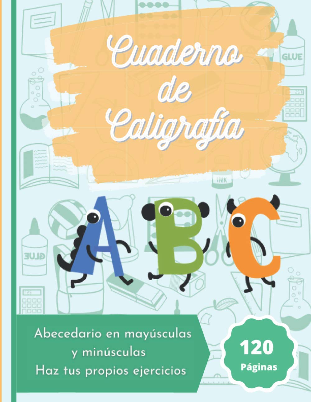 Buy Cuaderno de caligrafía: Libro de práctica para niños. Aprende a ...