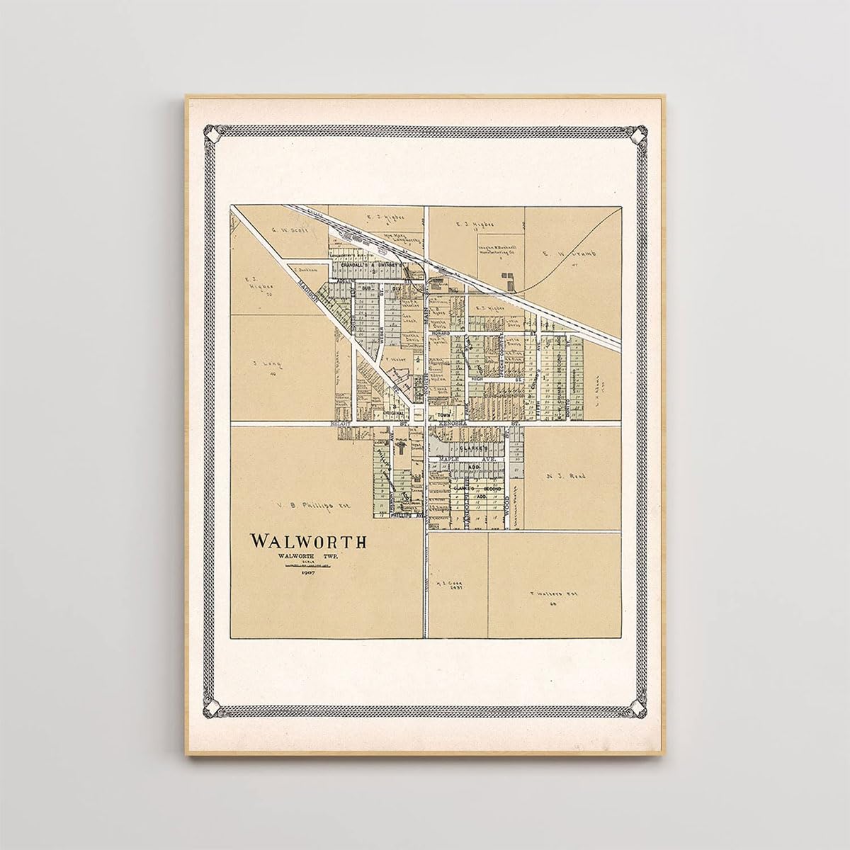 Walworth Co Map