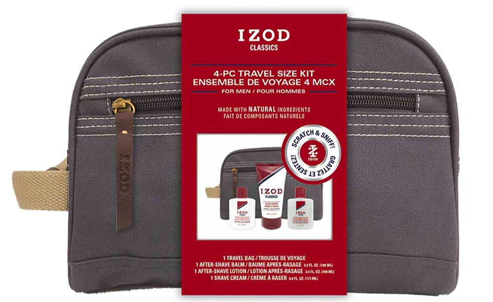 Amazon.com : IZOD Travel Kit Classics, 4 Piece : Beauty & Personal Care