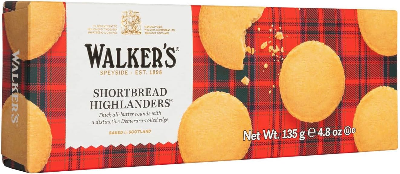 Amazon.com: Walker's Shortbread Highlanders, All-Butter Shortbread ...