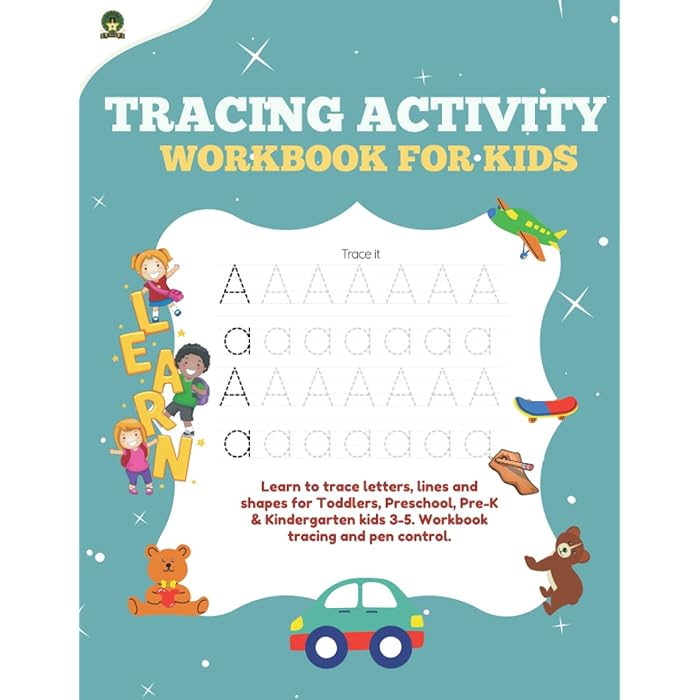 Buy Tracing Activity Workbook For Kids Learn To Trace Letters Lines