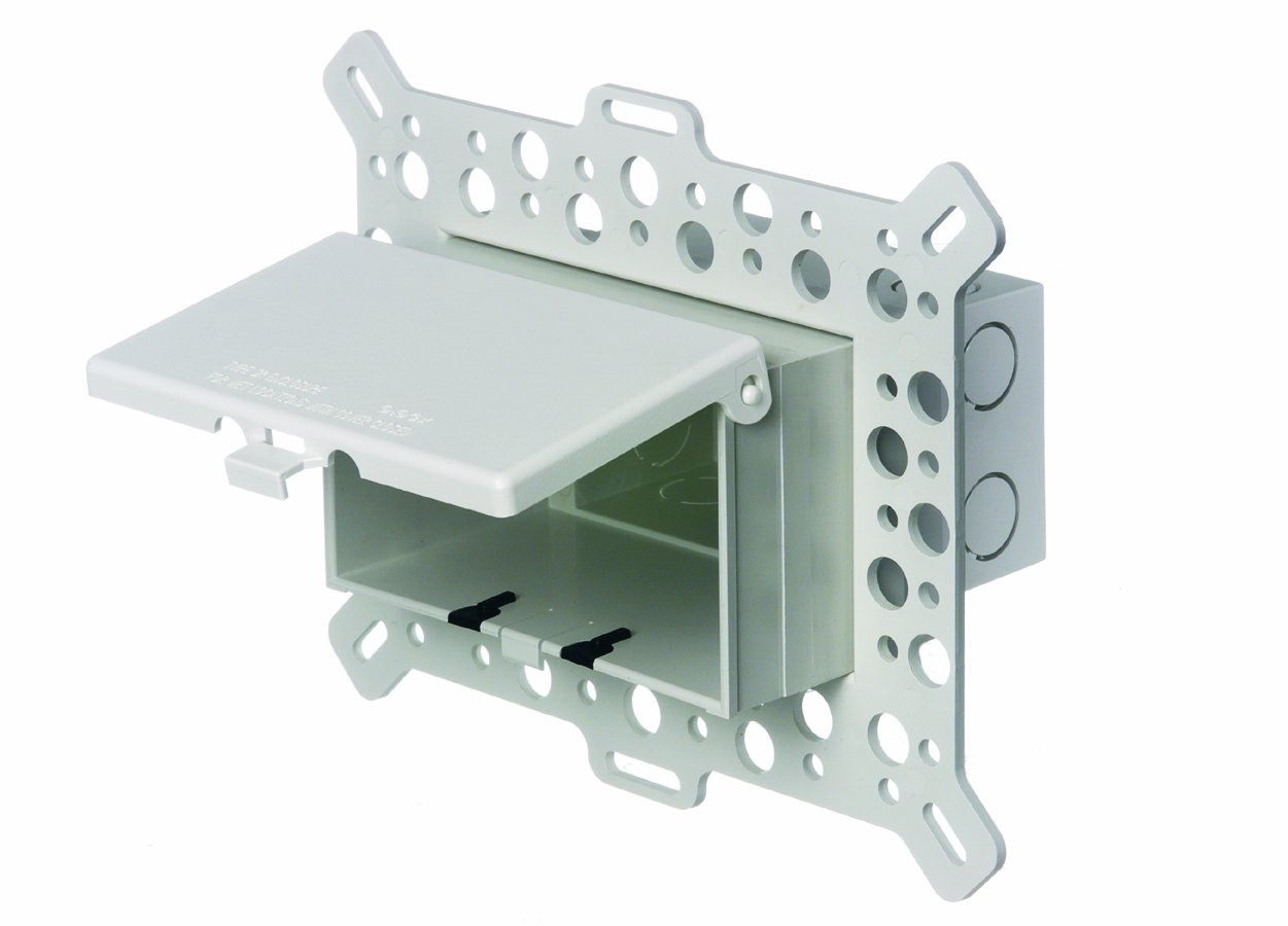 Low Profile Floor Boxes Under Cabinet Slim Power Box, Outlet And Light