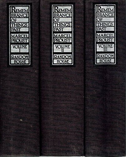 Rembrance of Things Past 3 Volume Hardback Boxed Set: Marcel Proust ...
