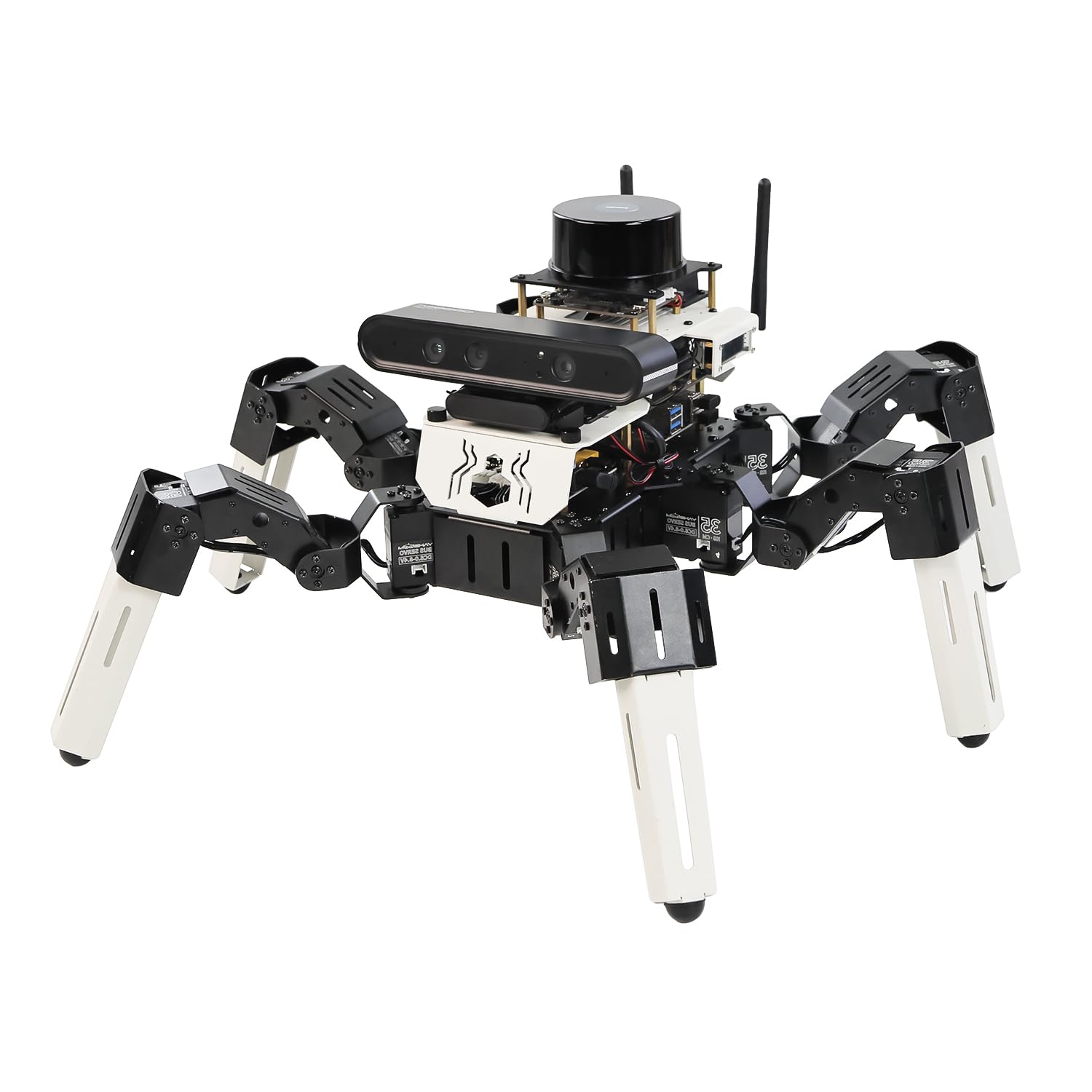 Amazon.co.jp: Yahboom 18DOF ROS2 Bionics Six-Leg Robot Raspberry Pi 5 Voice Recognition ...