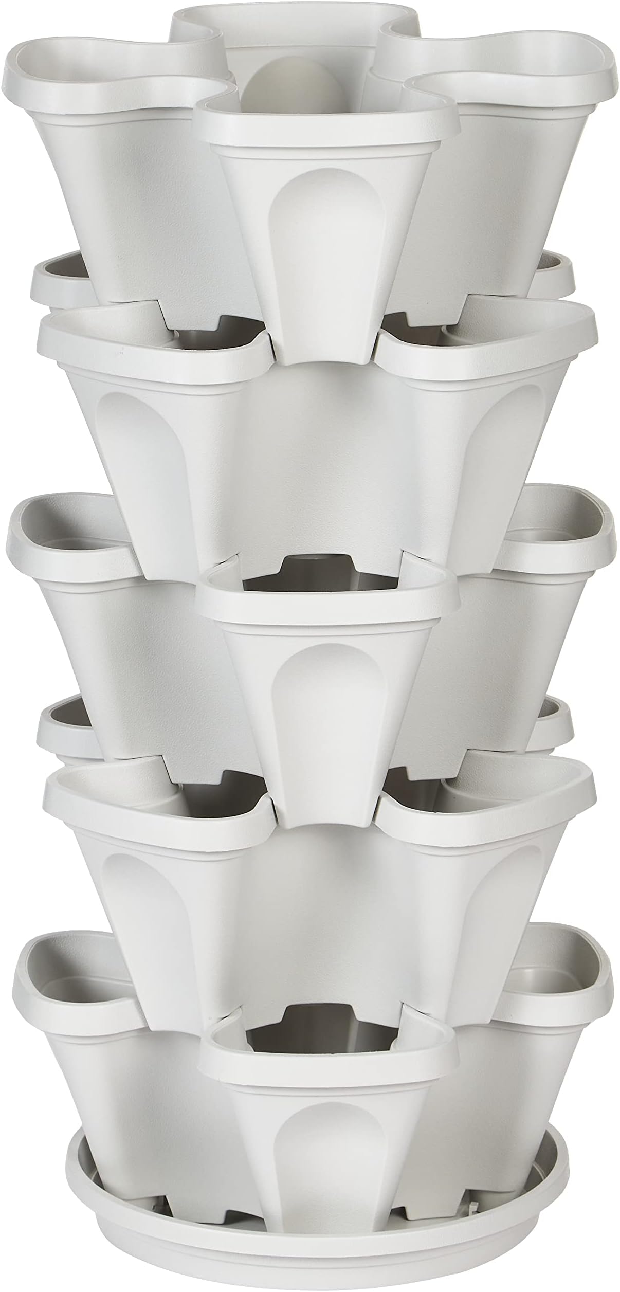 Amazon.com : Vertical Planter 3 Tier Stackable Planters Garden Planters ...