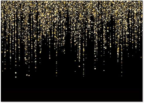 Amazon.com : MAQTT 10x8FT Gold Glitter Party Photography Backdrop Gold ...