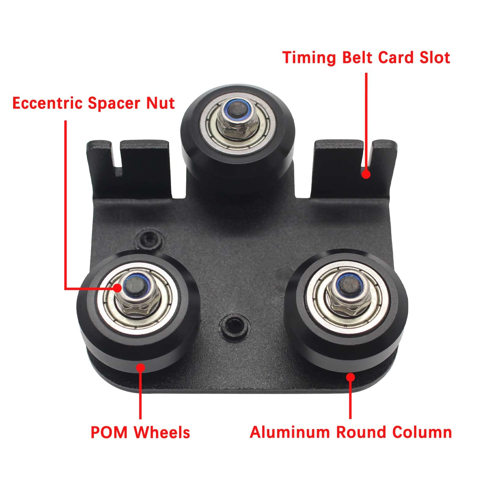 Snapklik.com : SeekLiny Assembled Big V Slot Gantry Plate,POM Wheels Set