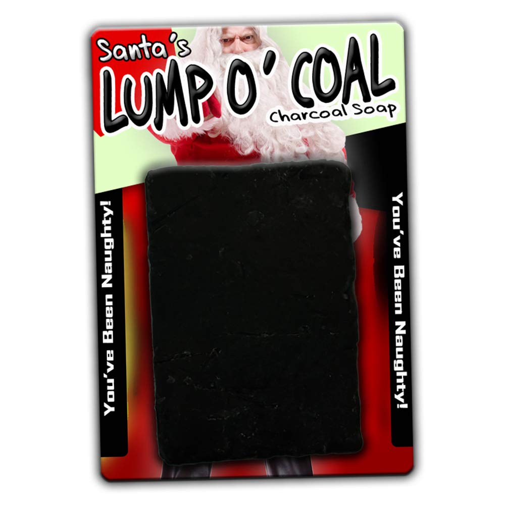Amazon.com: Gears Out Santa’s Lump O' Coal Naughty Charcoal Soap ...