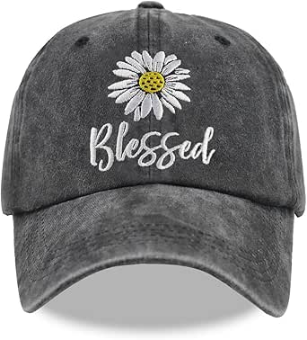 MANMESH HATT Christian Gifts for Women Men Faith, Cute Daisy ...