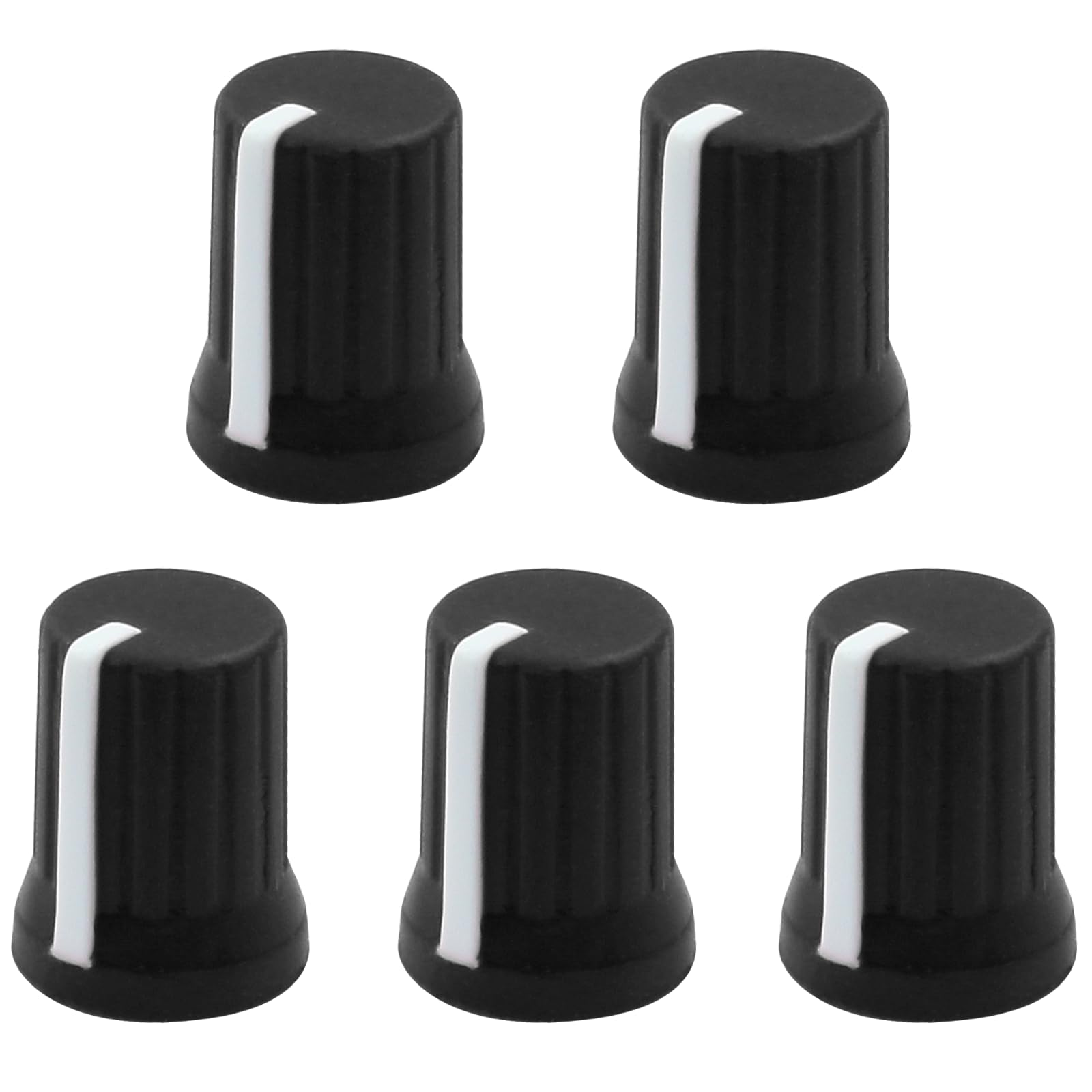 Snapklik.com : Rierdge 5 Pcs Universal EQ Rotary Knob Replacement Rubber Potentiometer Control ...