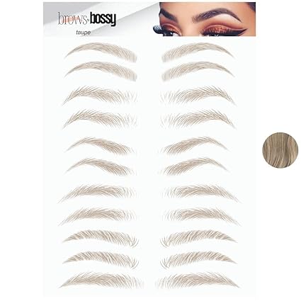 Amazon.com : Brows by Bossy Variety Styles Temporary Eyebrow Tattoos ...