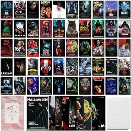 Horror Movie Collage Poster