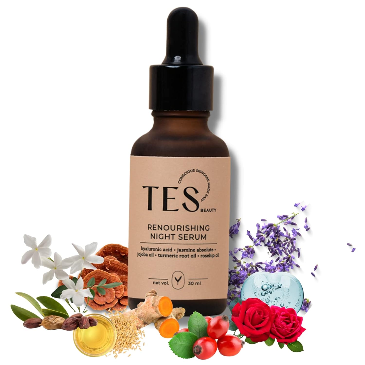 TES Beauty Regenerating Night Face Serum 30ml | Repairs & Hydrates ...