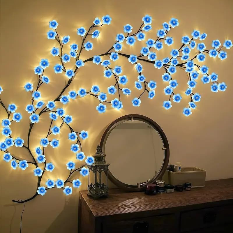 Buy Memories Insite Cherry Blossom Flower Tree Branch LED Light for Home Decor,Wall Decor ...