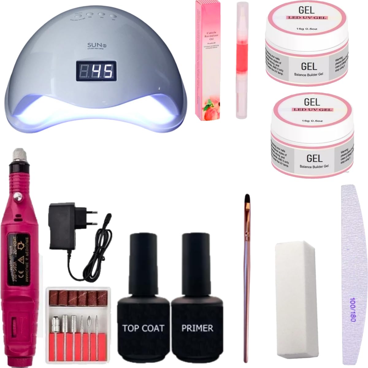 Kit Completo para Unhas de Gel com Cabine LED | Amazon.com.br