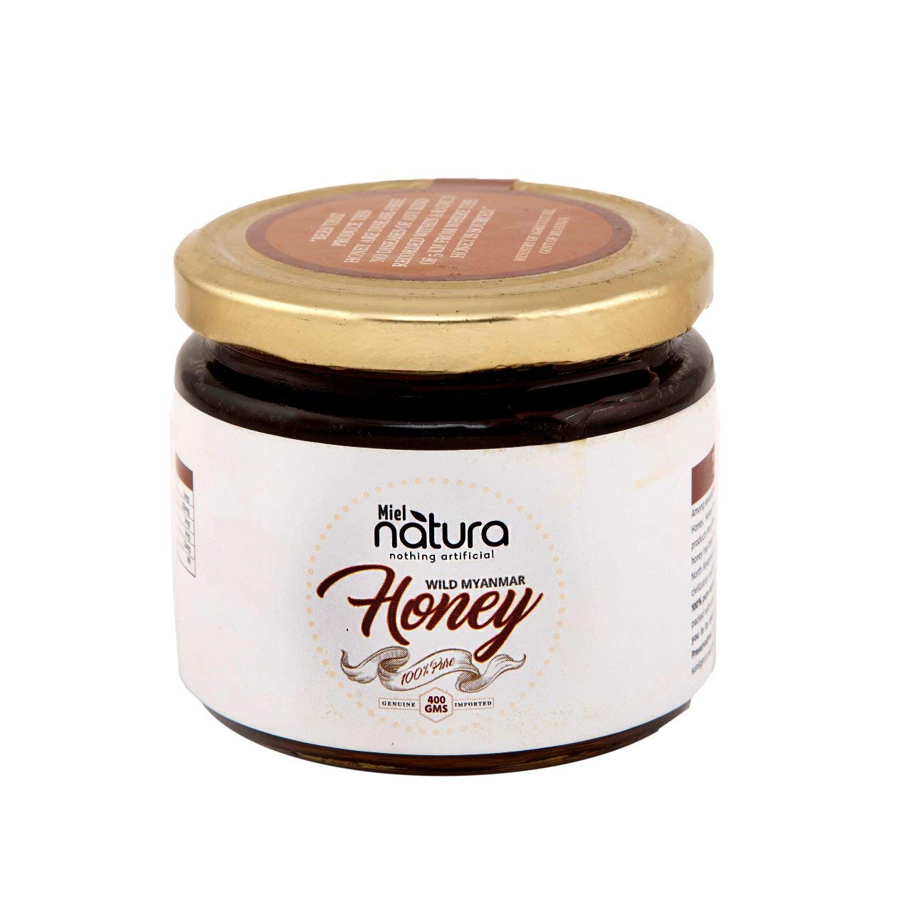 Miel Natura Honey - 100% Pure, Wild Myanmar Jar, 400 g : Amazon.in ...