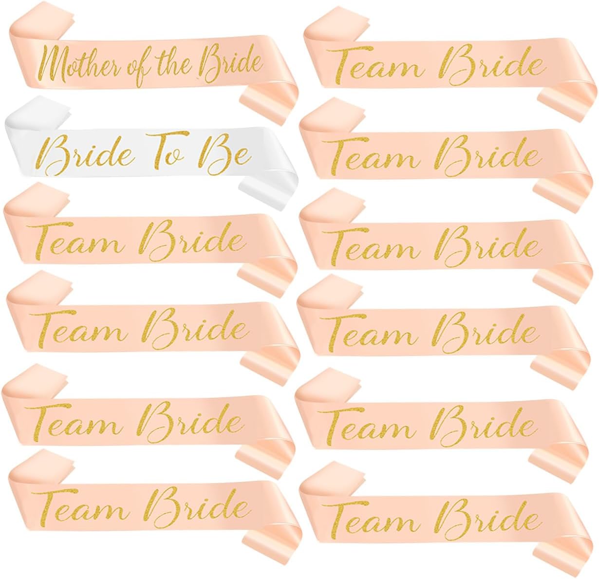 15pcs Hen Party Sashes Set Team Bride Tribe Sashes Bride to Be Mother ...