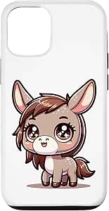 Amazon.com: iPhone 12/12 Pro Adorable Cute Japanese Kawaii Chibi Mule ...